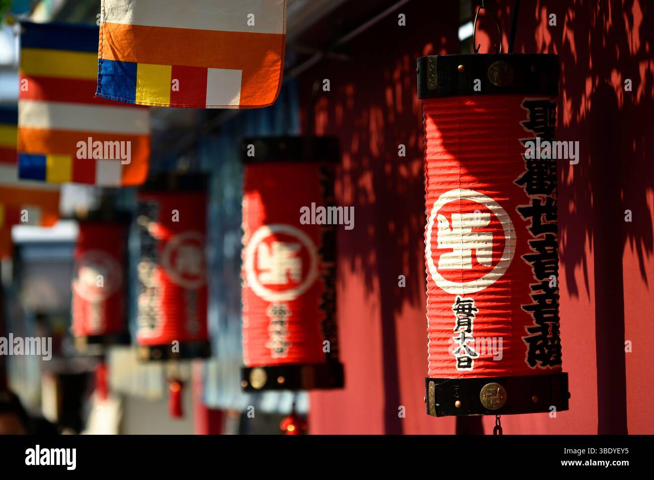 Swastika symbol for temple at the Senso-ji temple in Asakusa,Tokyo ...