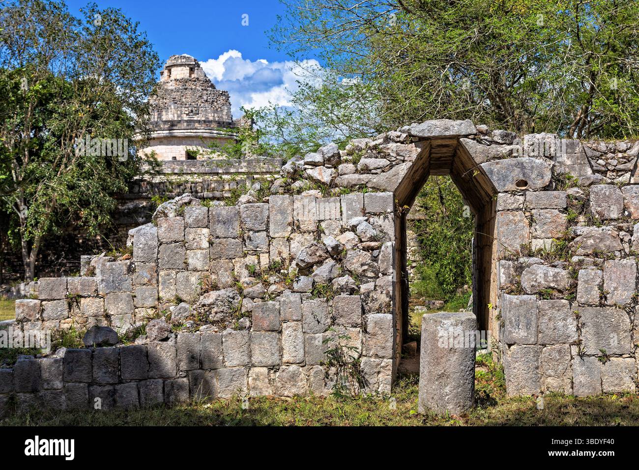 Chichen Itza, Mexico - February 25th 2019: Ruins of an ancient Mayan ...