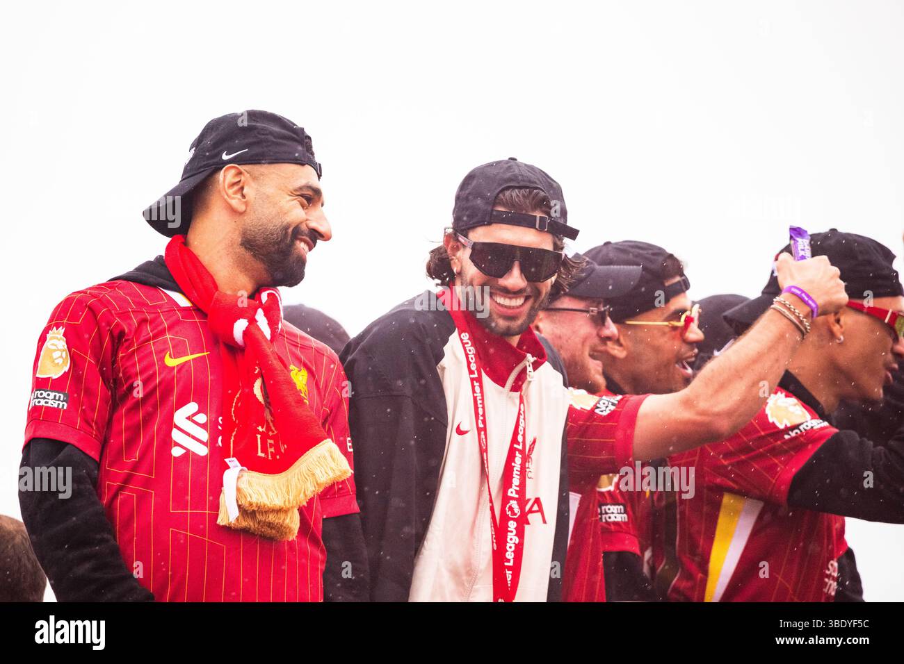 Mo salah liverpool 2025 anfield hi-res stock photography and images - Alamy