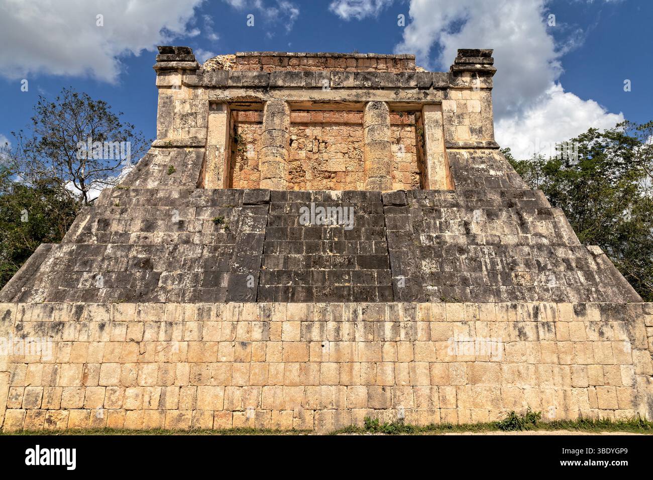 Chichen Itza, Mexico - February 25th 2019: The Platform of Venus, a ...