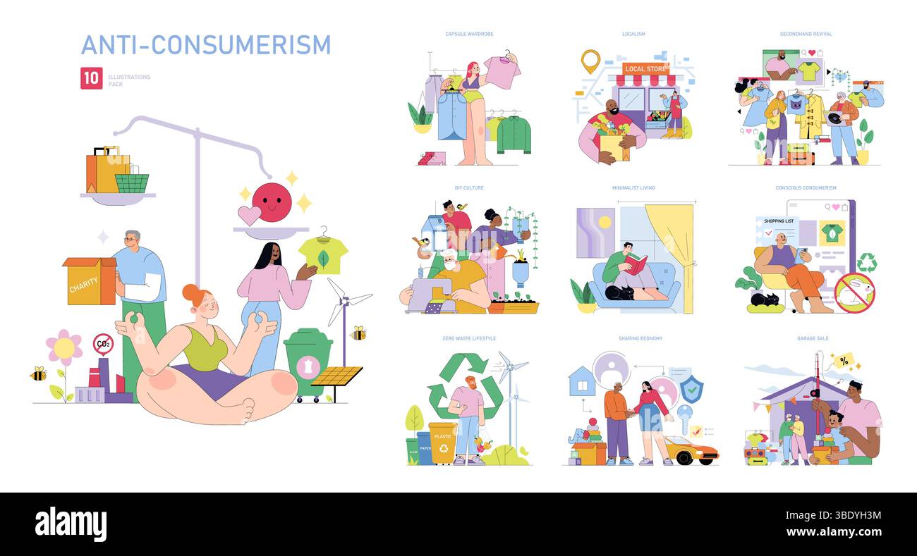 Anti consumerism hi-res stock photography and images - Alamy