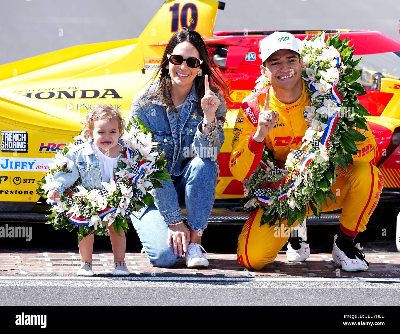 INDIANAPOLIS, IN - MAY 26: IndyCar driver Alex Palou (10) poses for ...