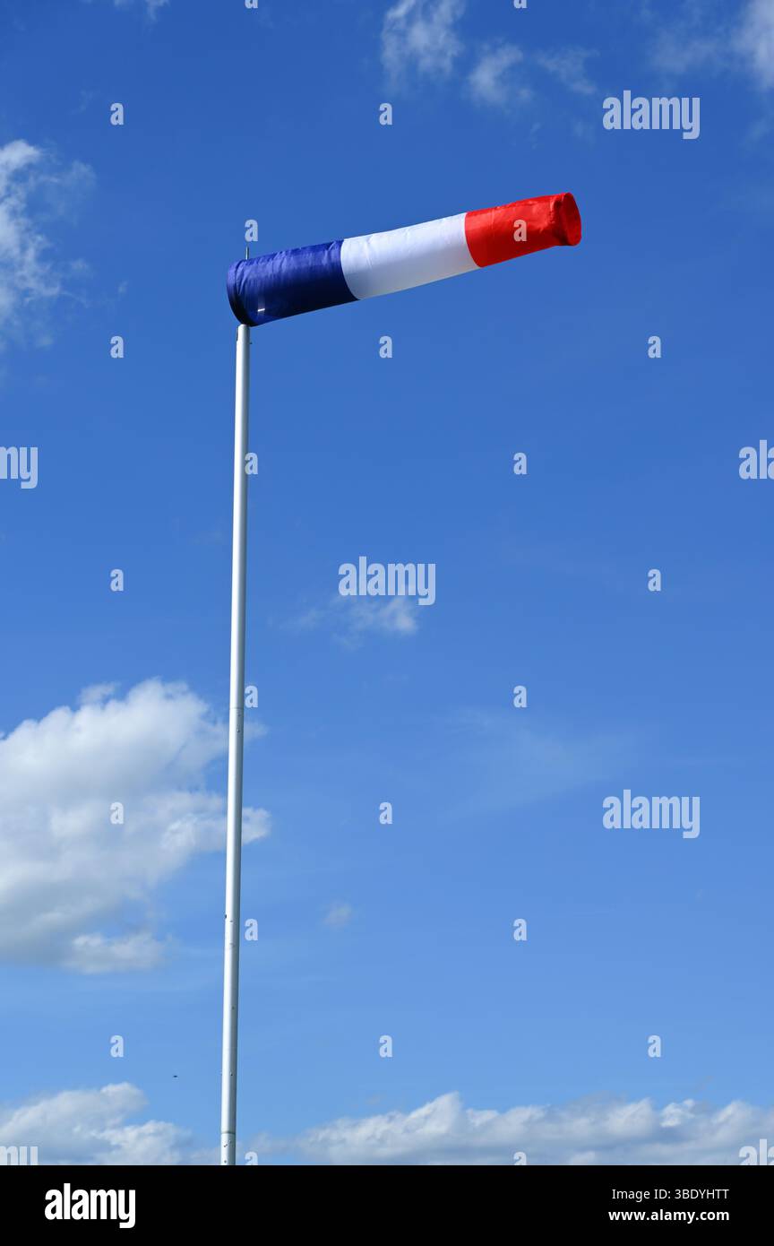 windsock in the colours of french national flag Stock Photo - Alamy