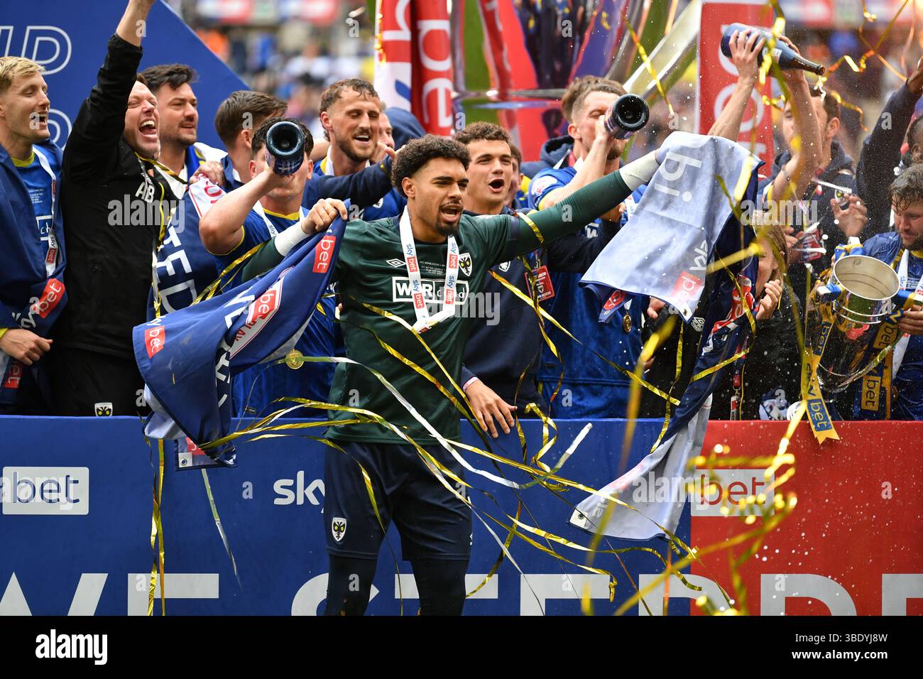 London, England. 26th May 2025. Owen Goodman celebrates after winning ...