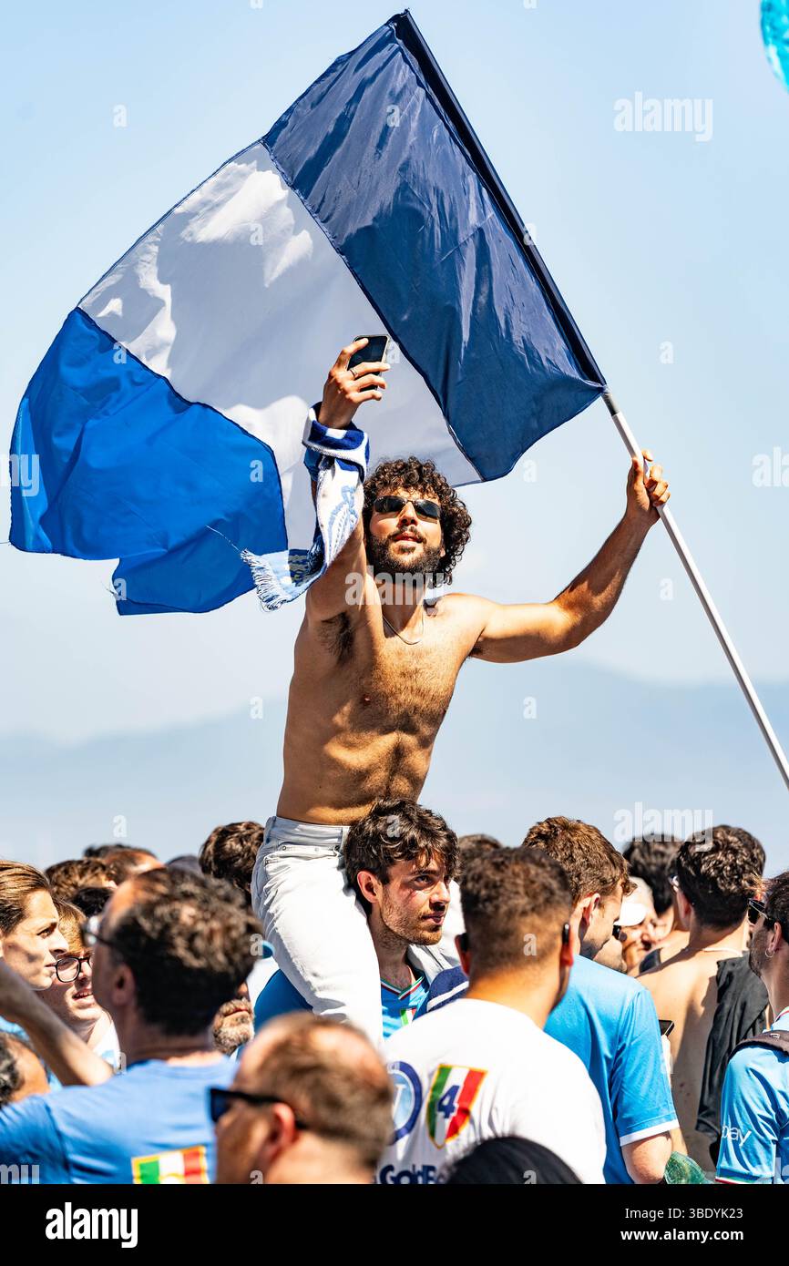 Naples, Italy. 26th May, 2025. SSC Napoli scudetto parade. during the ...