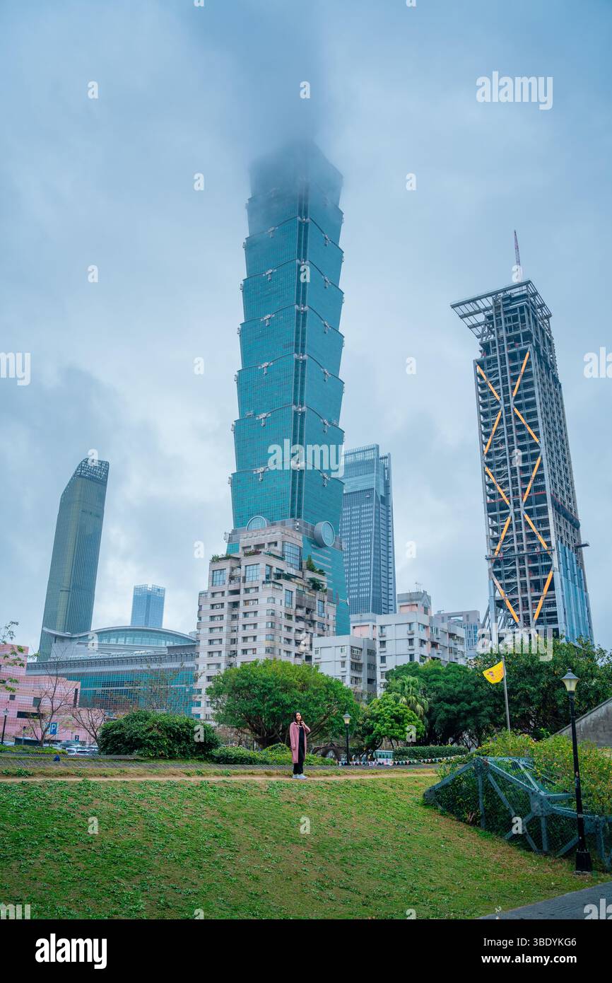 Best View of Taipei 101 – Iconic Daytime Perspective in Taipei, Taiwan ...