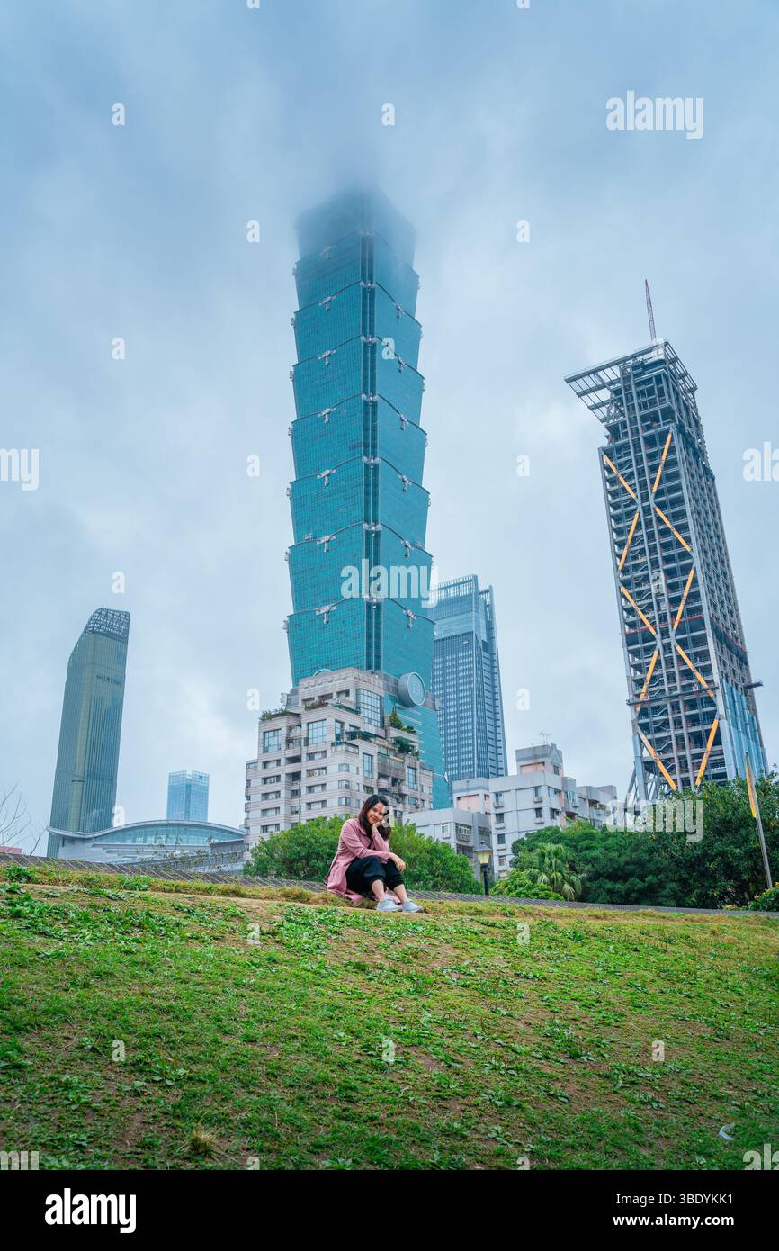 Best View of Taipei 101 – Iconic Daytime Perspective in Taipei, Taiwan ...
