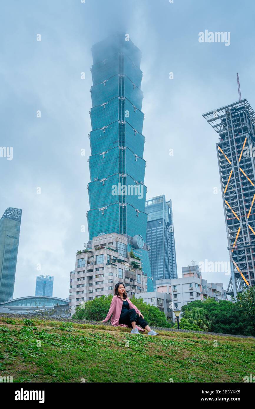 Best View of Taipei 101 – Iconic Daytime Perspective in Taipei, Taiwan ...
