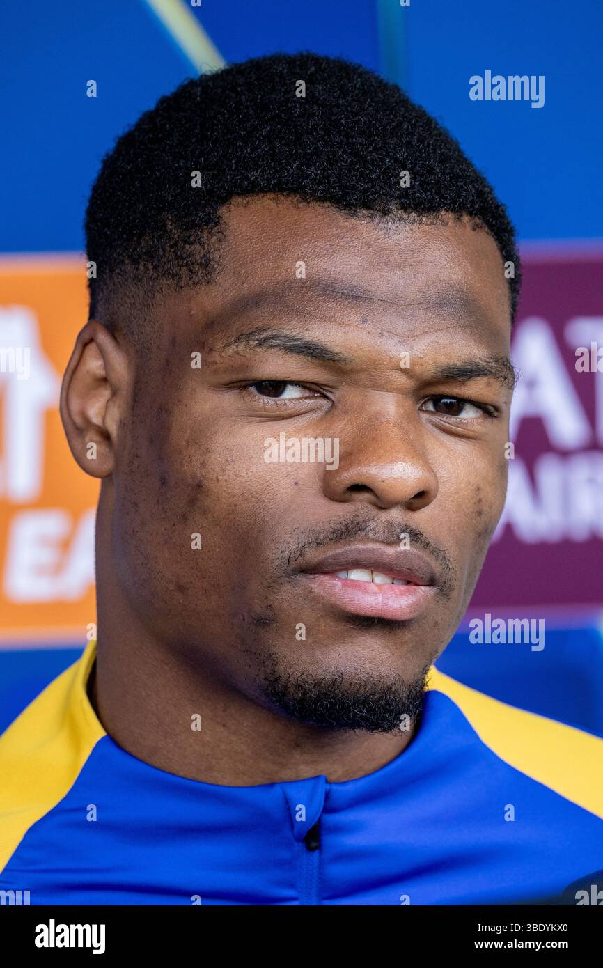 Denzel Dumfries F.C. Internazionale during Media day Fc Internazionale ...