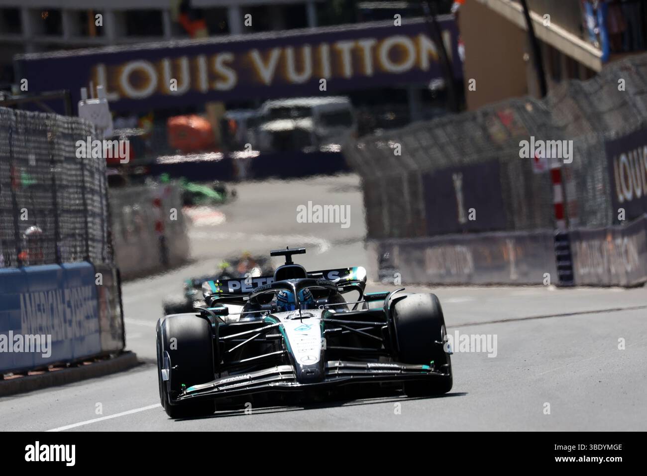 George Russell of Mercedes-AMG F1 Team on track during the F1 Grand ...