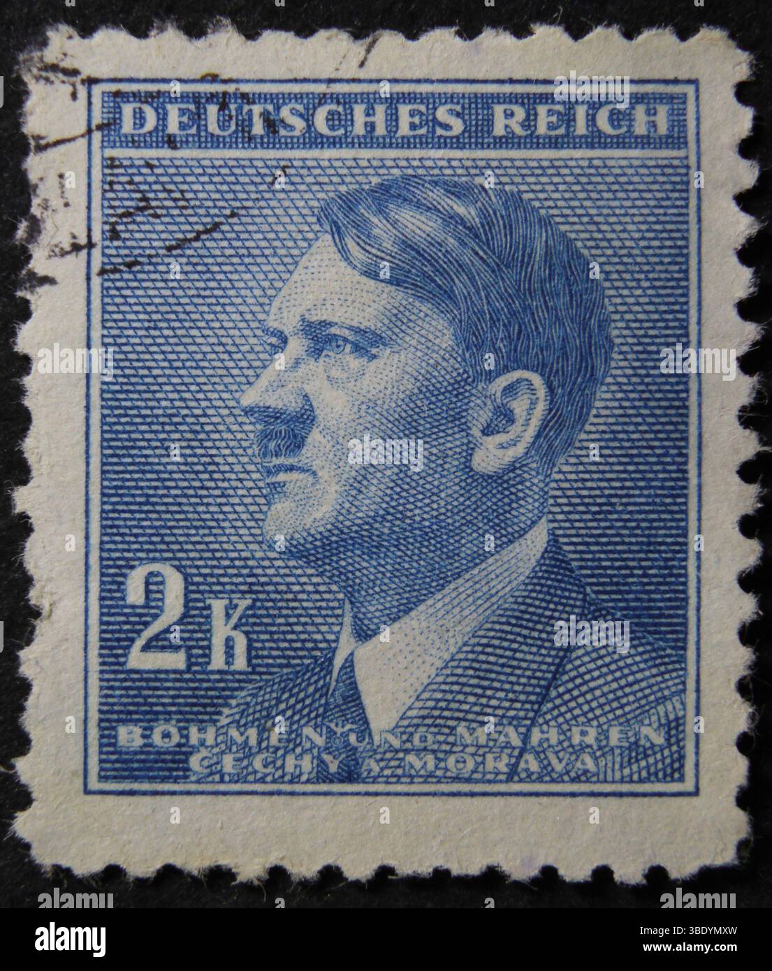 ISTANBUL, TURKEY - JANUARY 24, 2021: German Bohemia and Moravia stamp ...