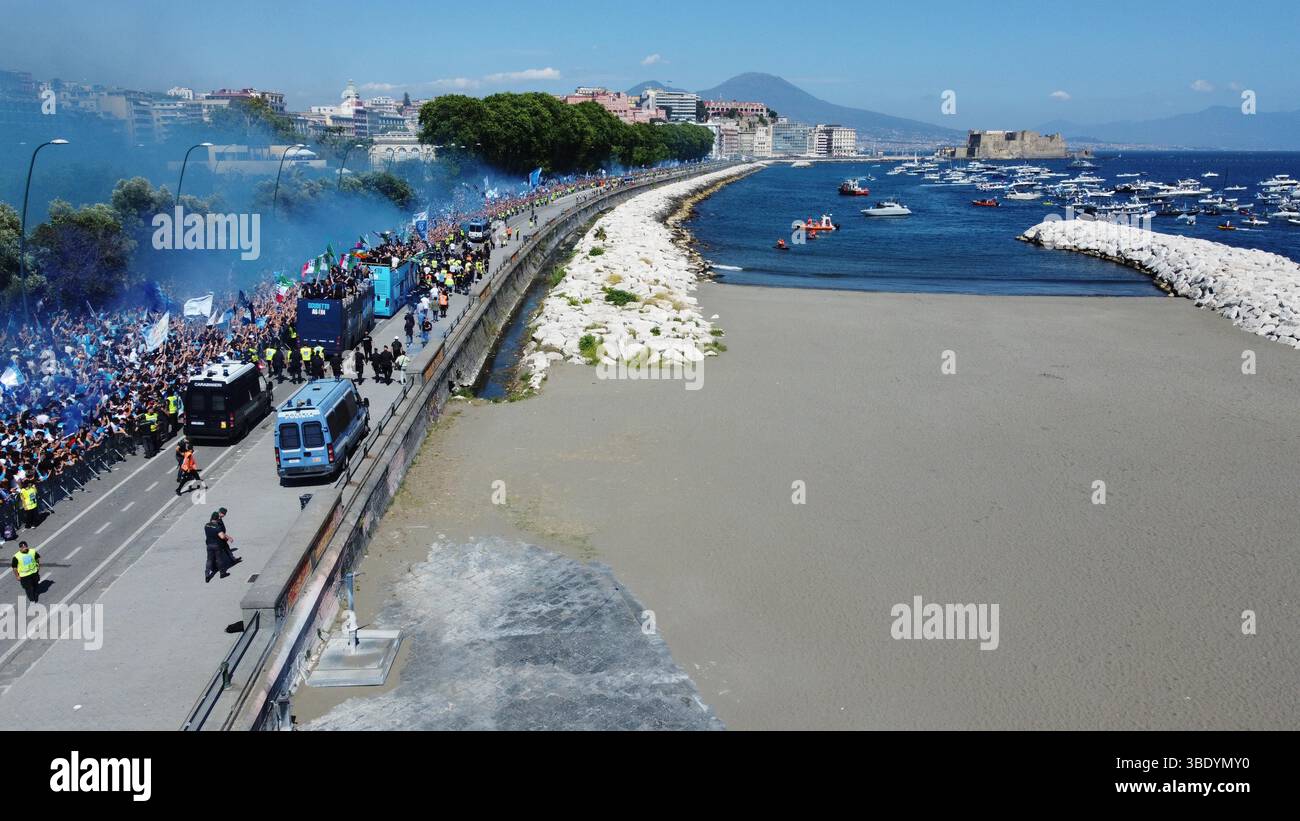 Naples, Italy. 26th May, 2025. Parade on Lungomare Carcciolo of the ...