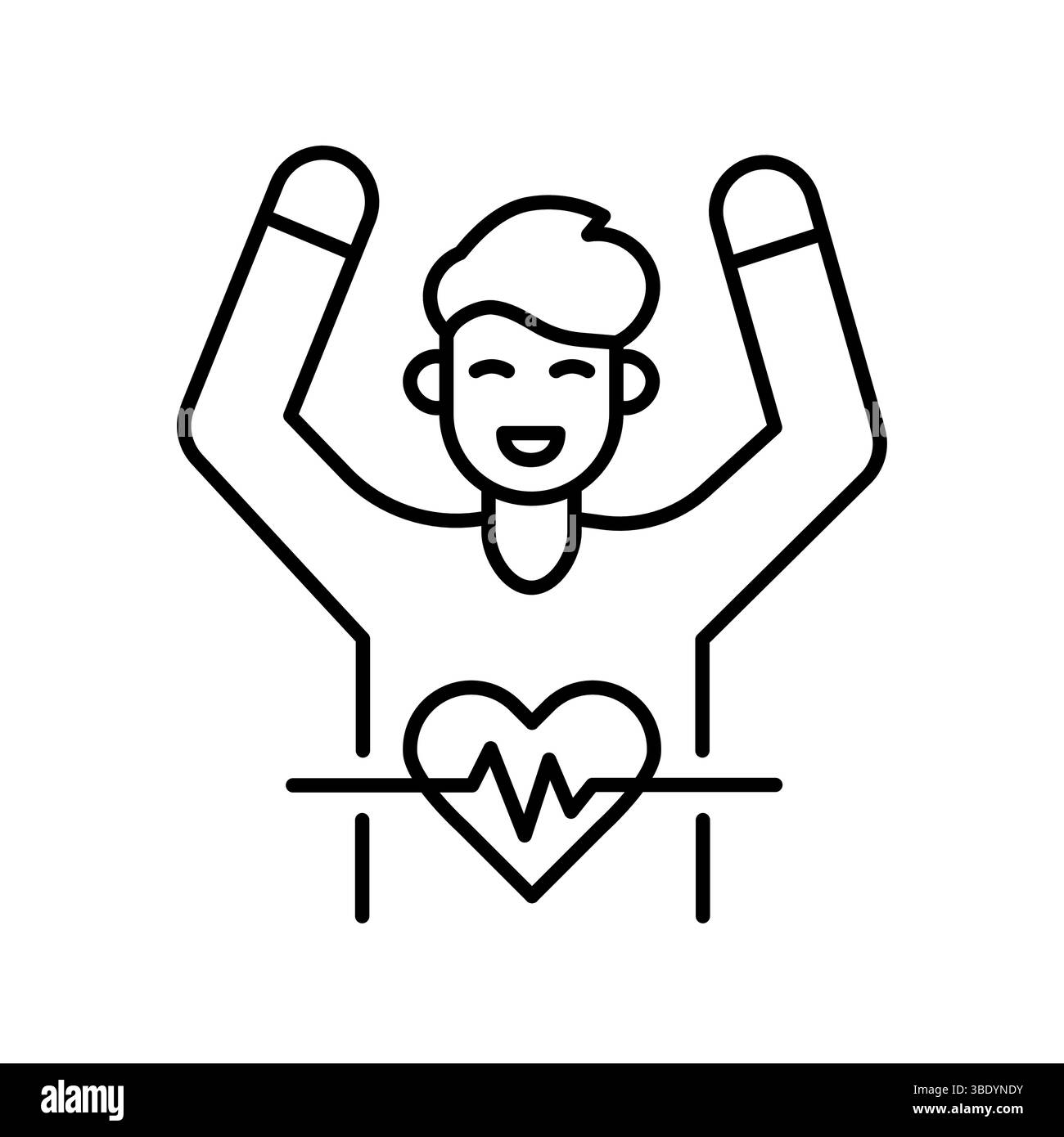 Heart rate variability Black and White Stock Photos & Images - Alamy