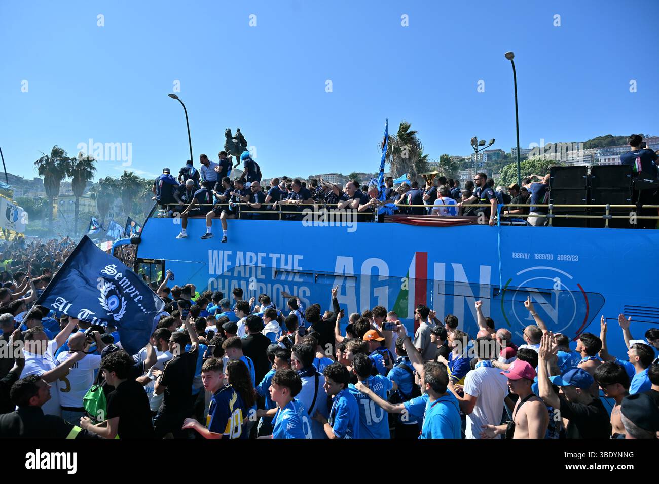 Naples, Italy. 26th May, 2025. Parade on Lungomare Carcciolo of the ...