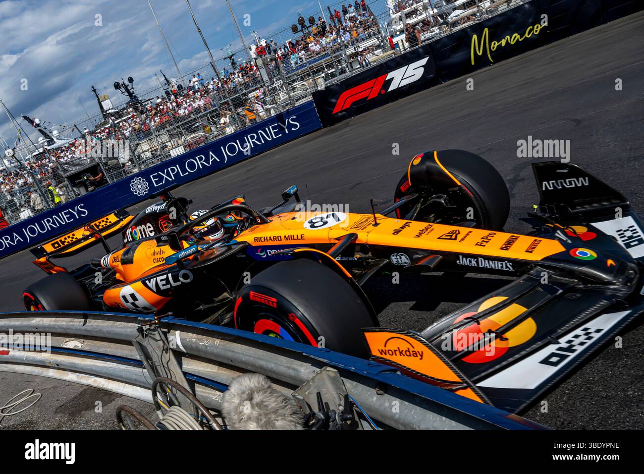 Monte Carlo, Monaco, 24 May 2025, Oscar Piastri, from Australia ...