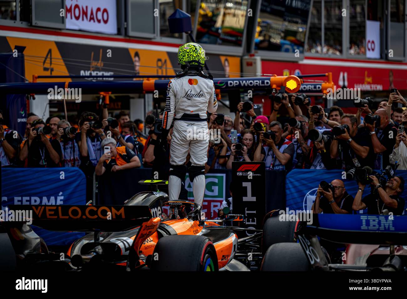 Monte Carlo, Monaco, 24 May 2025, Lando Norris, from United Kingdom ...