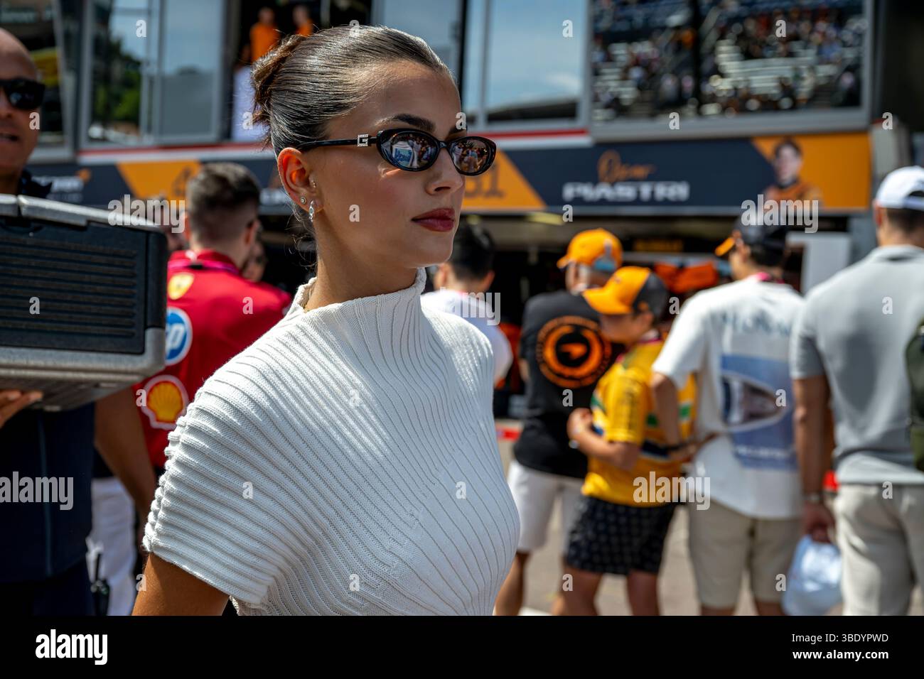 Monte Carlo, Monaco, 24 May 2025, Alexandra Saint Mleux, Charles ...