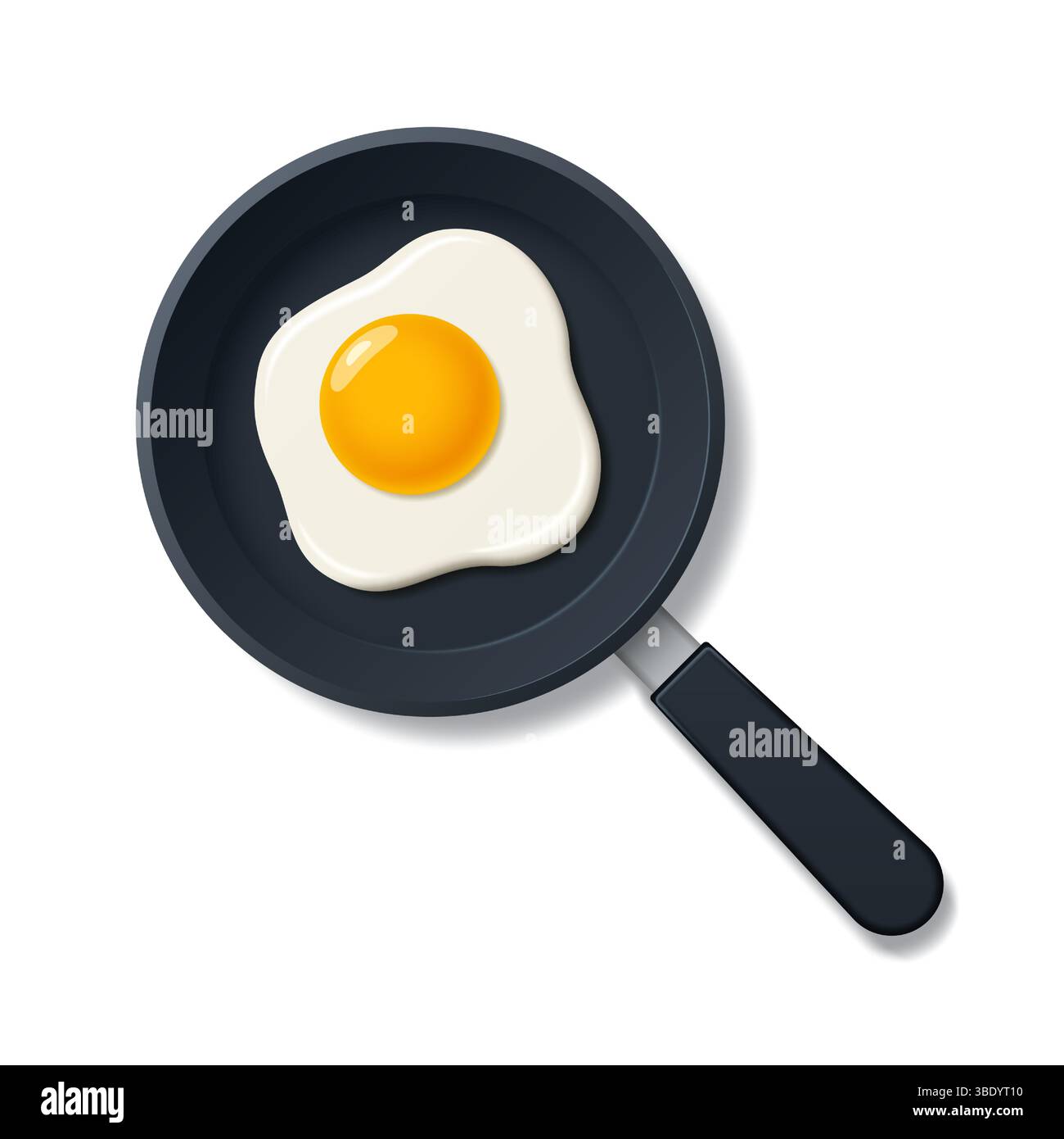 Realistic 3d frying pan Cut Out Stock Images & Pictures - Alamy
