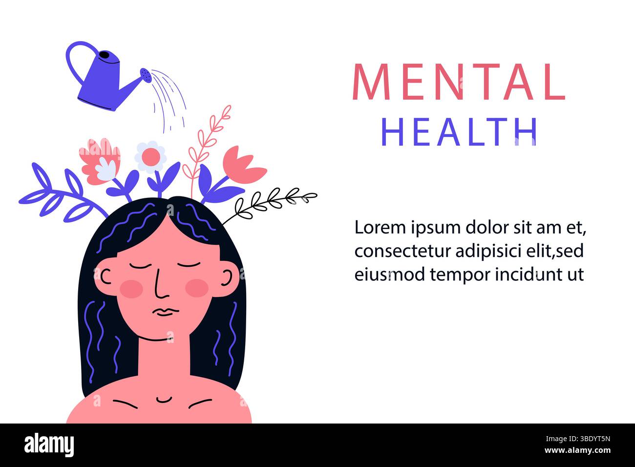 Mental Health Day .Vector Illustration Stock Vector Image & Art - Alamy