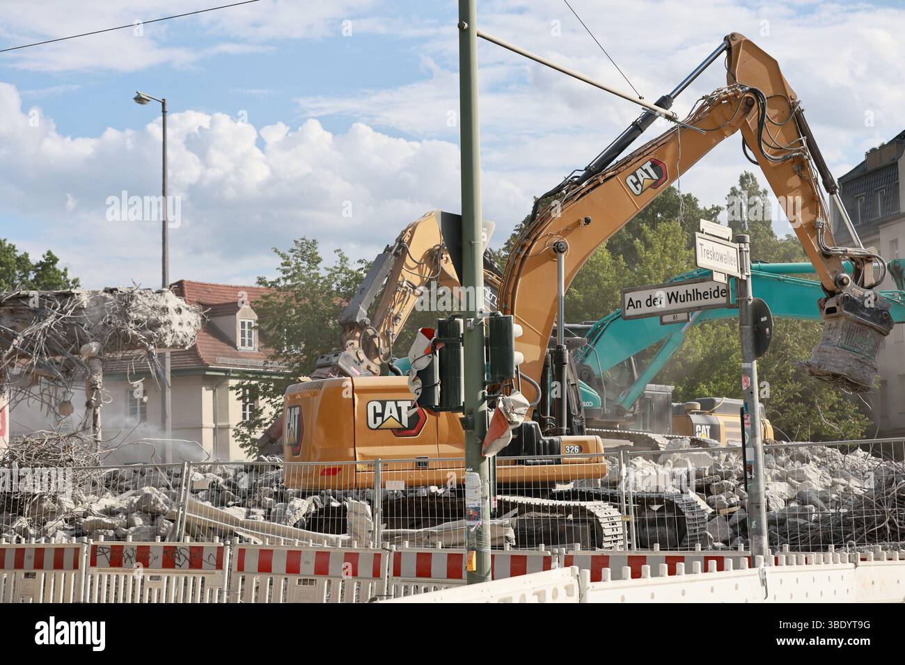Berlin, Germany. 05/26/2025, Berlin, Germany, Excavator during ...