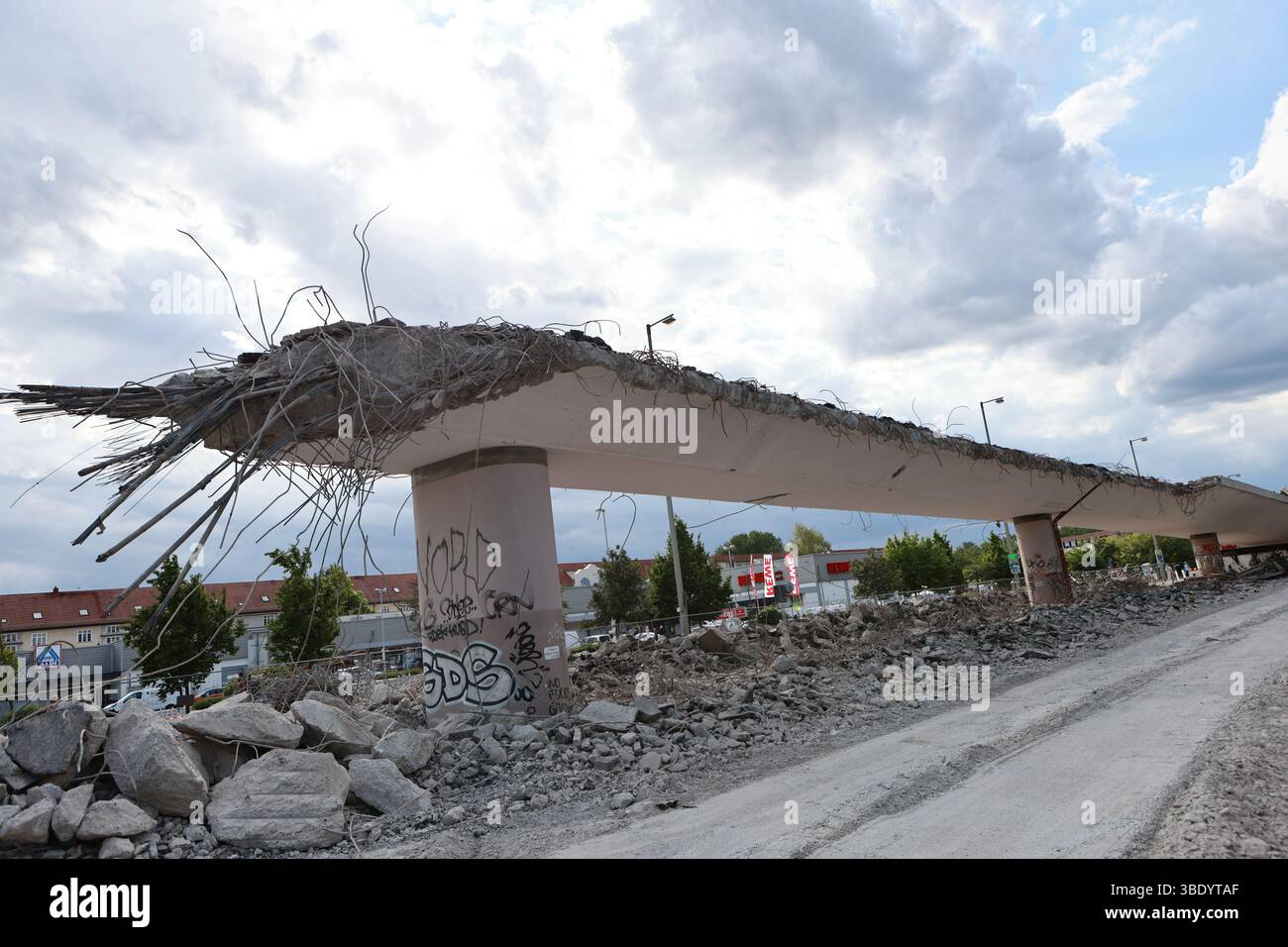 Berlin, Germany. 05/26/2025, Berlin, Germany, Section of the bridge ...