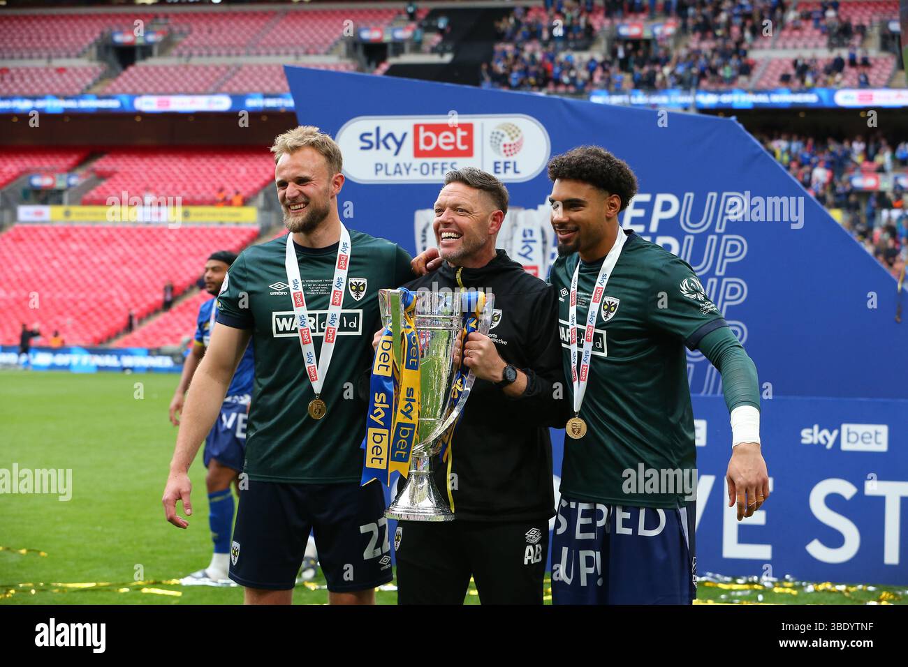 Wembley Stadium, London, UK. 26th May, 2025. EFL League Two Play Off ...