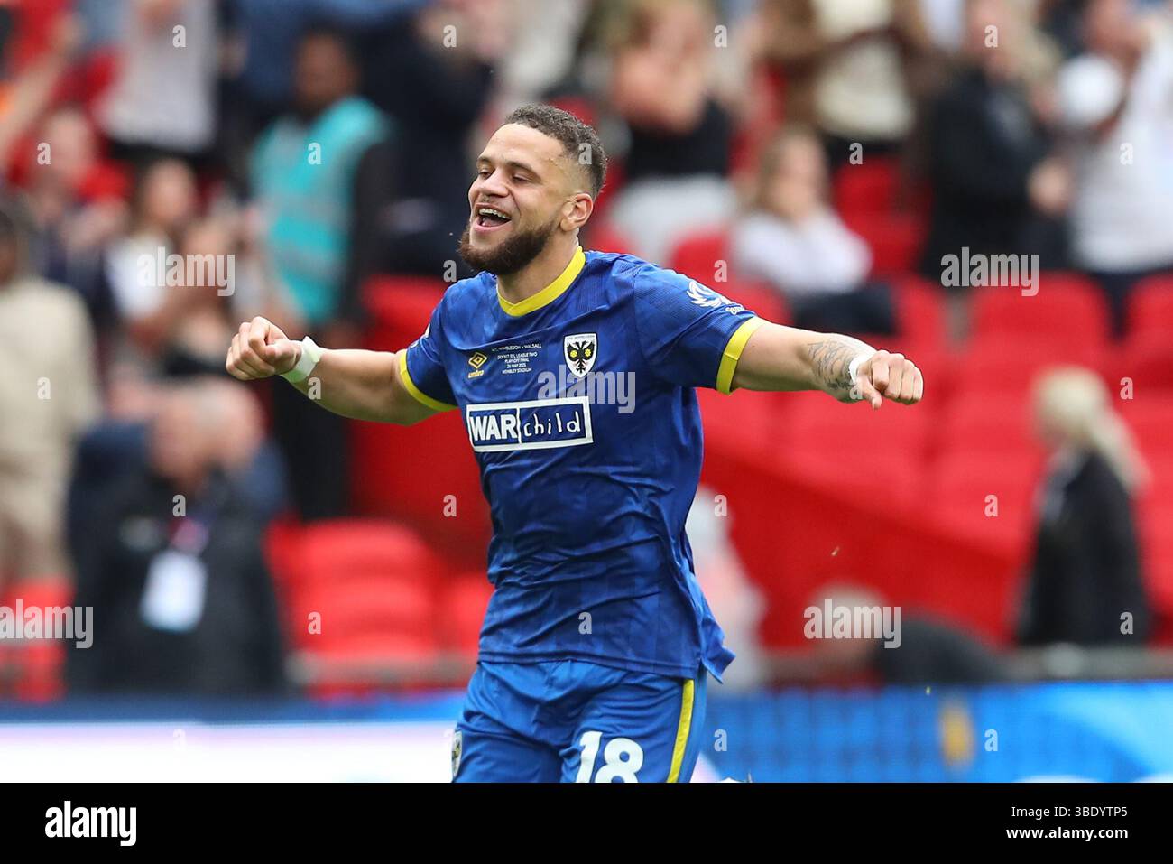 26th May 2025; Wembley Stadium, London, England; EFL League Two Play Off Football Final, AFC ...