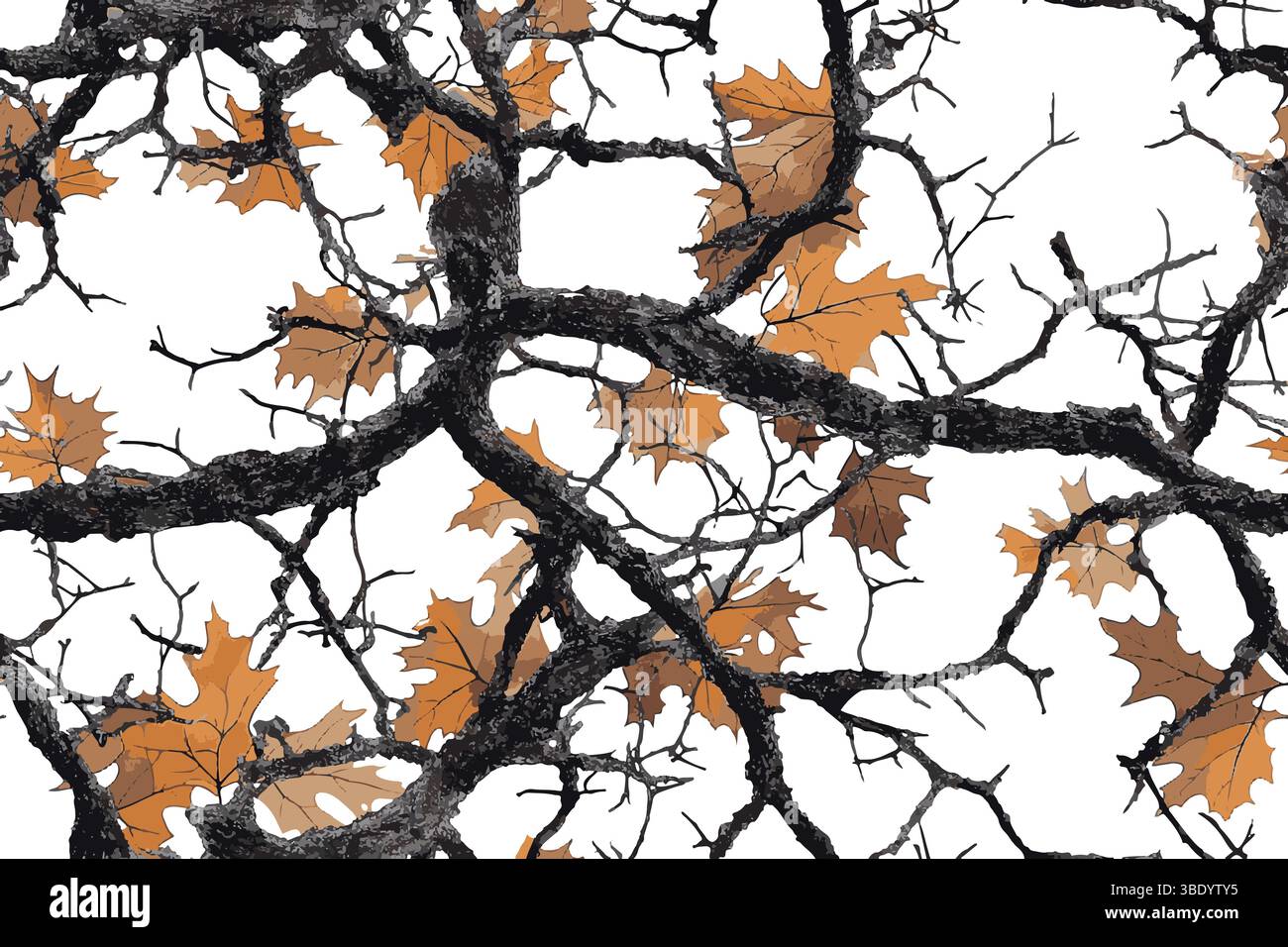 Real tree forest camouflage seamless pattern design pattern for hunting ...