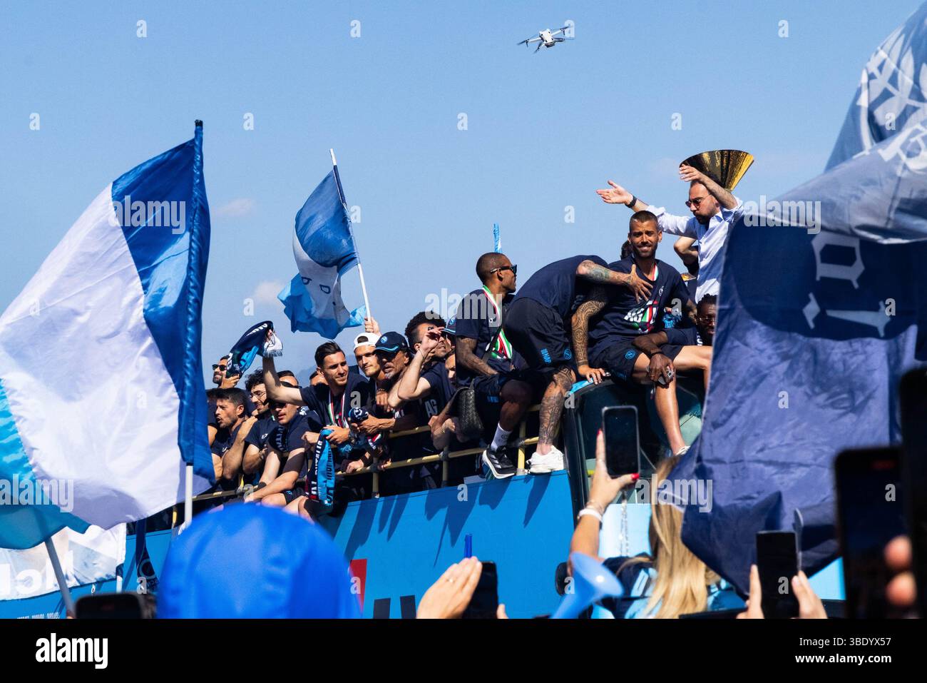 Naples, Italy. 26th May, 2025. Napoli, Serie A Champions of Italy ...