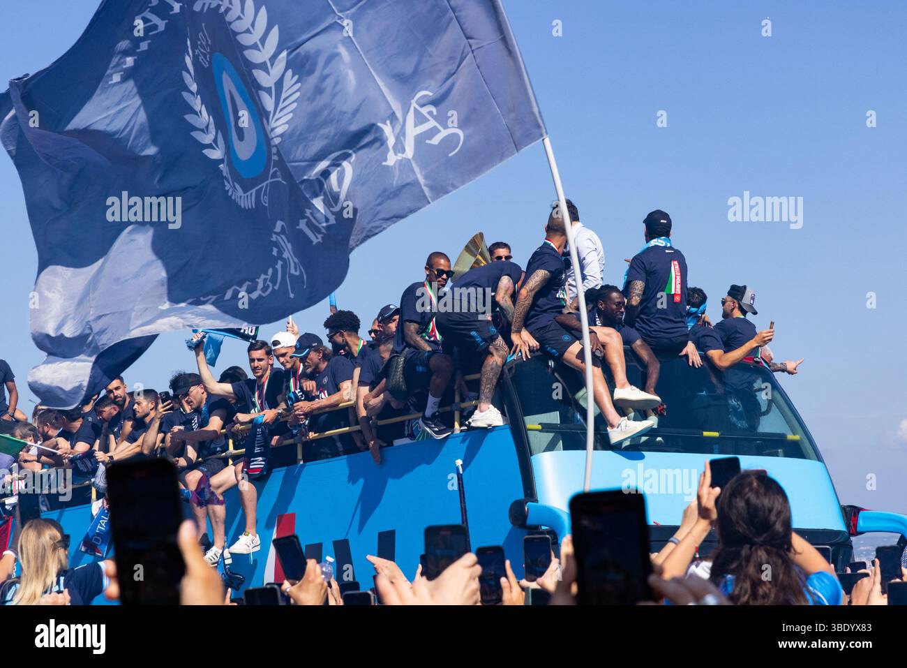 Naples, Italy. 26th May, 2025. SSC Napoli, Serie A Champions of Italy ...