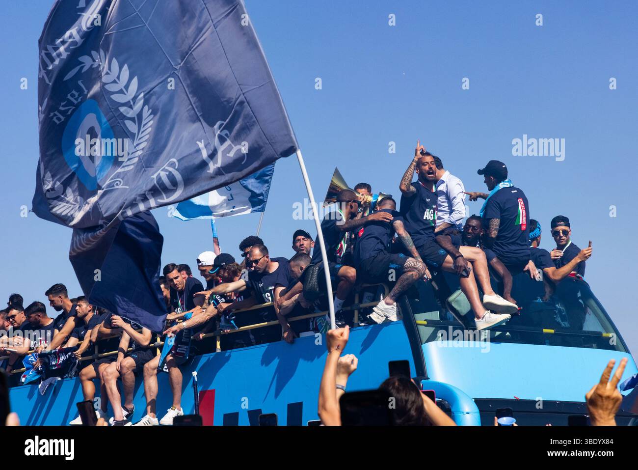 Naples, Italy. 26th May, 2025. SSC Napoli, Serie A Champions of Italy ...