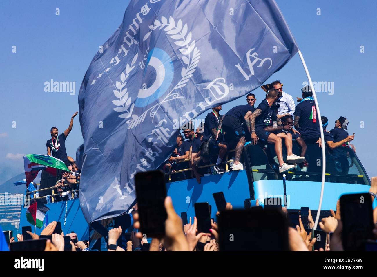 Naples, Italy. 26th May, 2025. SSC Napoli, Serie A Champions of Italy ...