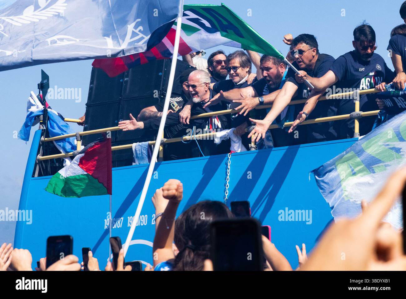 Naples, Italy. 26th May, 2025. President Aurelio De Laurentiis ...