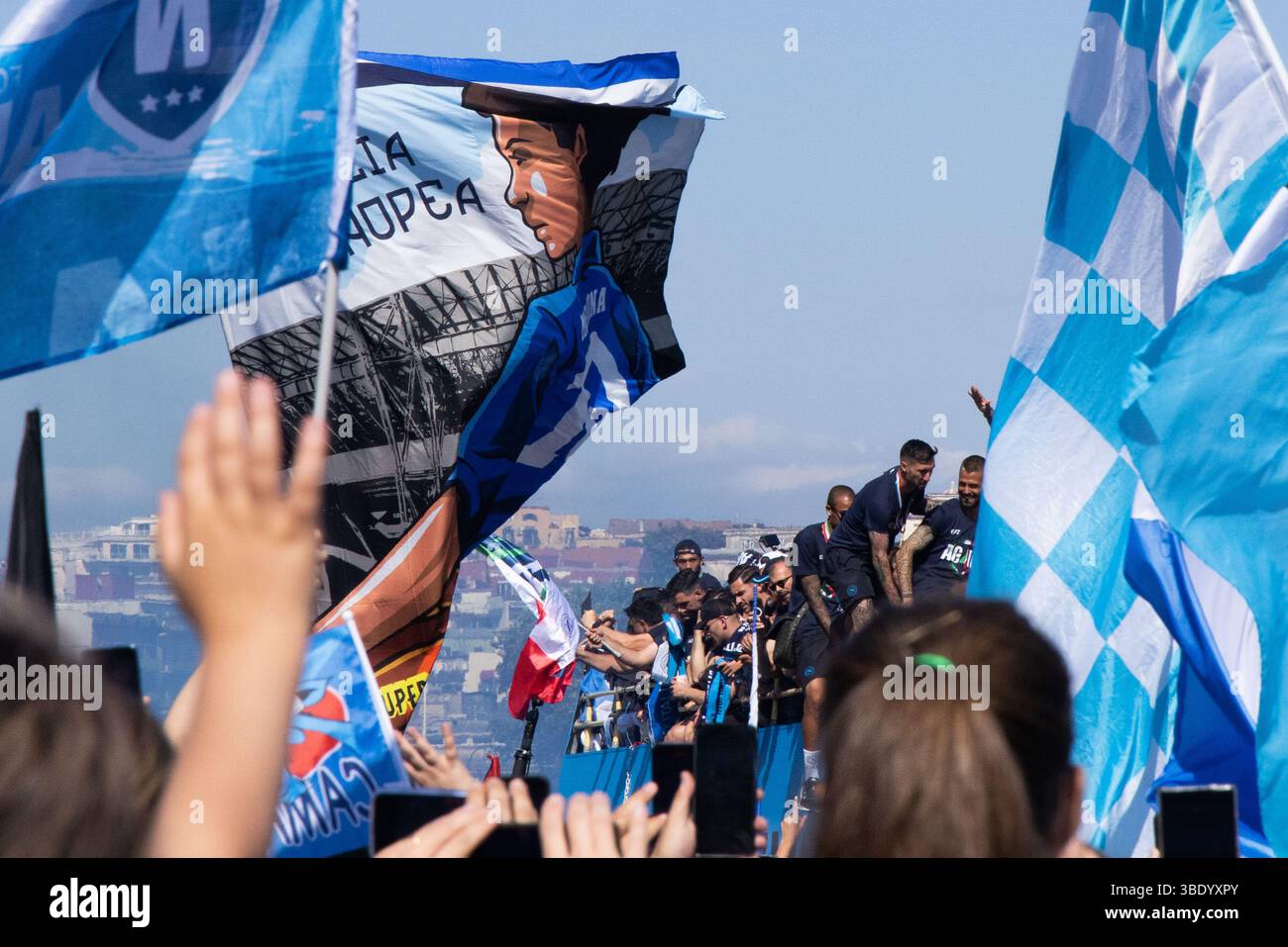 Naples, Italy. 26th May, 2025. SSC Napoli, Serie A Champions of Italy ...