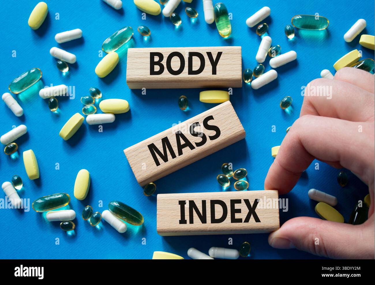 Body Mass Index symbol. Concept word Body Mass Index on wooden blocks ...