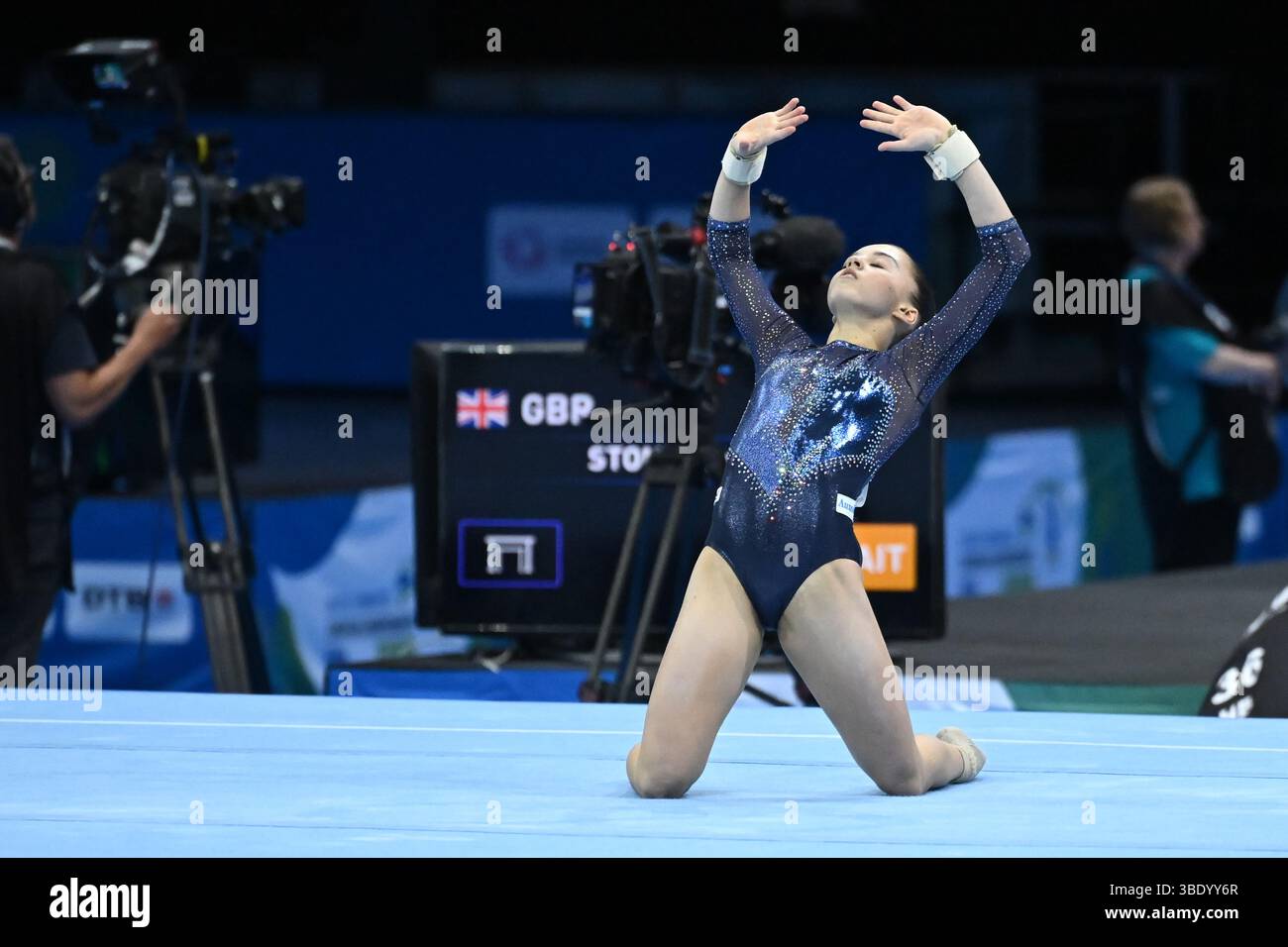 Leipzig, Germany. 26th May, 2025. Giulia Perotti (ITA) floor during Men's and Women's Artistic ...