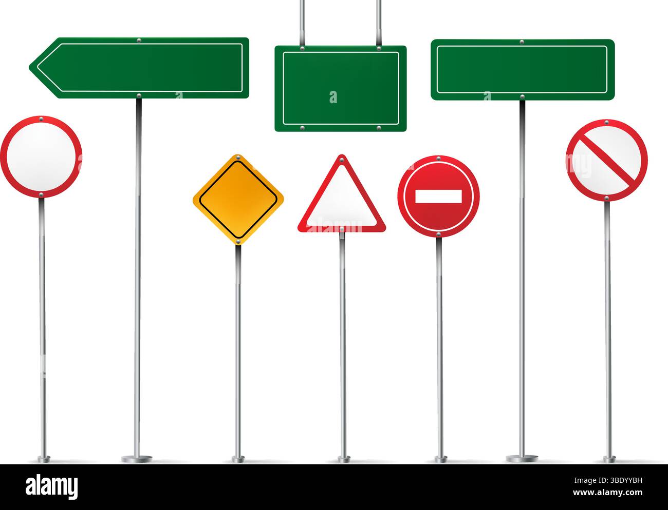 Warning signs concept Stock Vector Images - Alamy