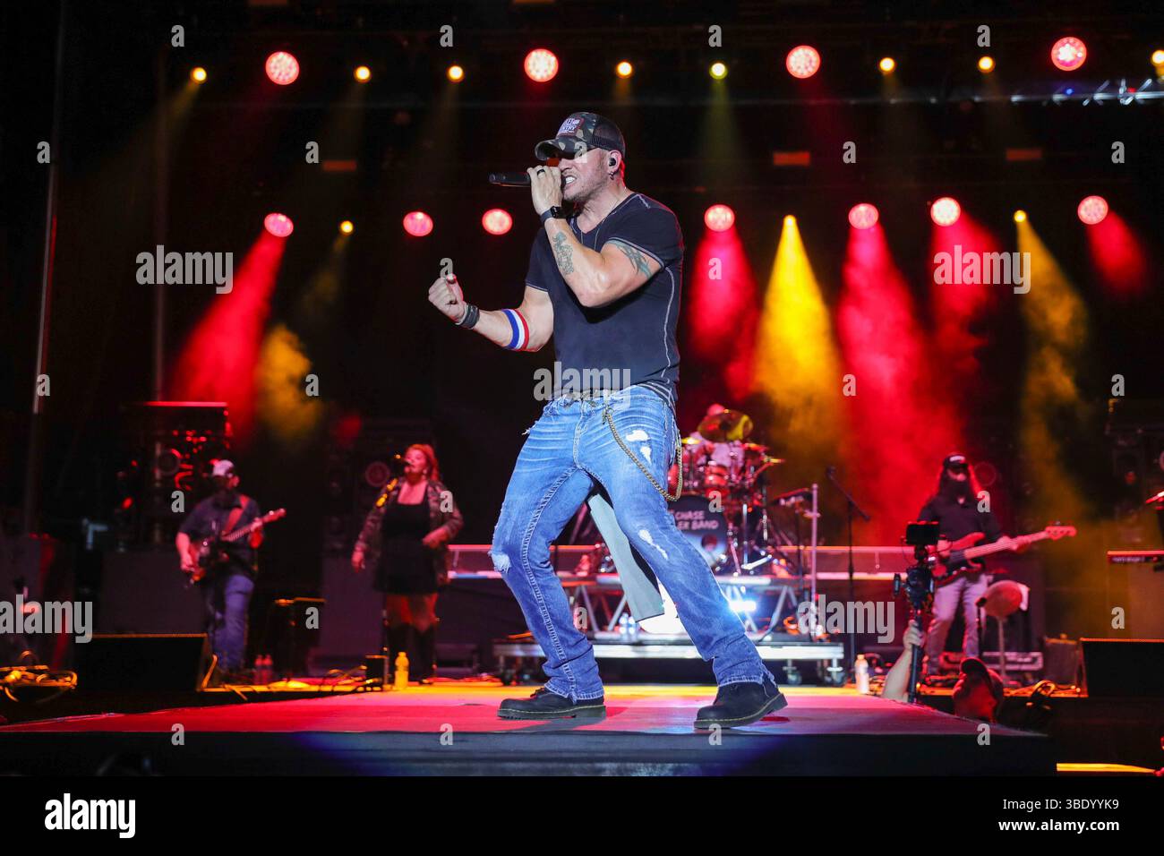 May 25, 2025: The Chase Tyler Band rocks the stage during Day 3 of the ...