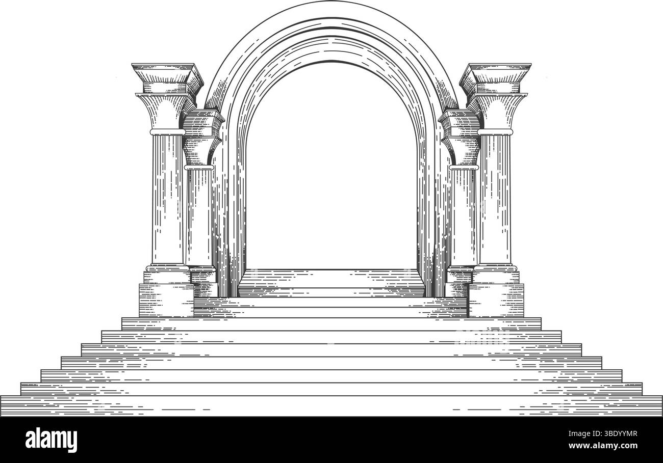 Antique roman engraving Stock Vector Images - Alamy