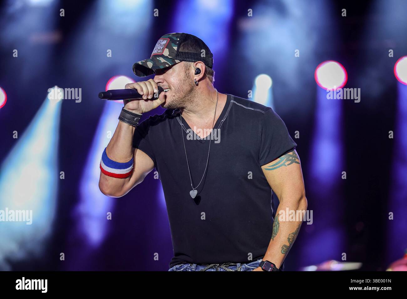 May 25, 2025: The Chase Tyler Band rocks the stage during Day 3 of the ...