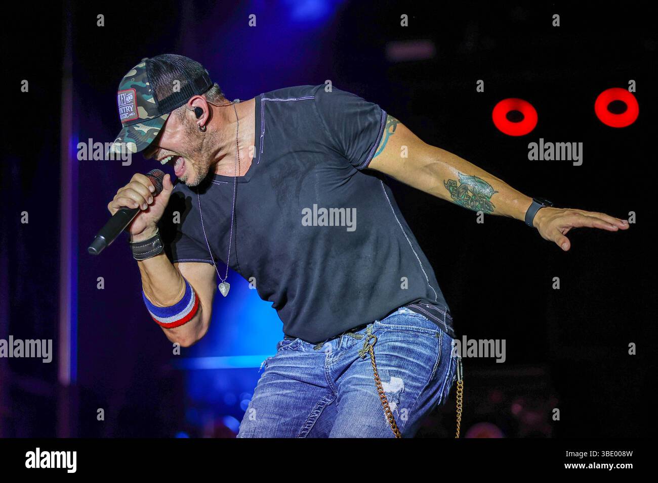 Denham Springs, LA, USA. 25th May, 2025. The Chase Tyler Band rocks the ...