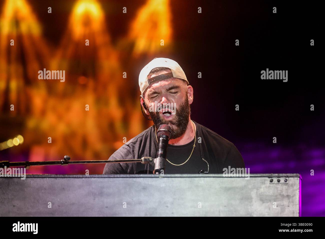 Denham Springs, LA, USA. 25th May, 2025. Dylan Scott performs for the ...