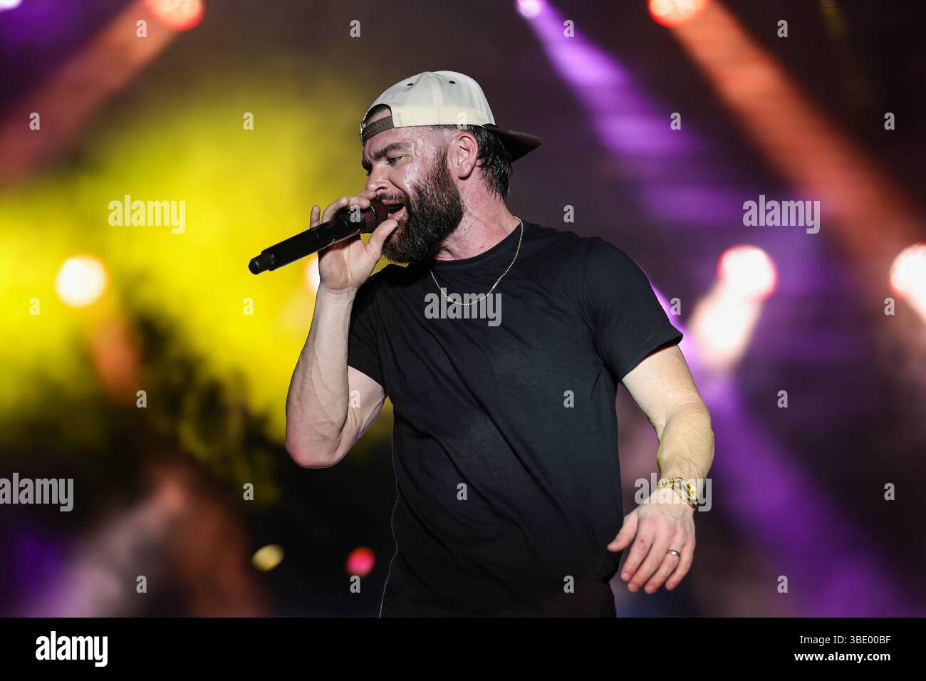 Denham Springs, LA, USA. 25th May, 2025. Dylan Scott performs for the ...