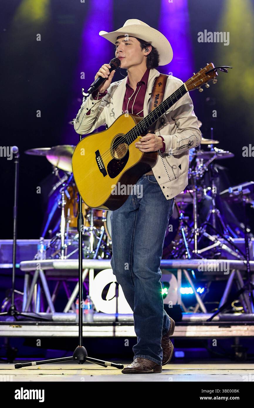 Denham Springs, LA, USA. 25th May, 2025. John Foster performs for the ...