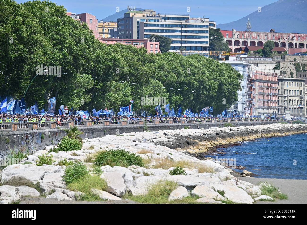 Naples, Italy. 26th May, 2025. Naples, Parade on Lungomare Carcciolo of ...
