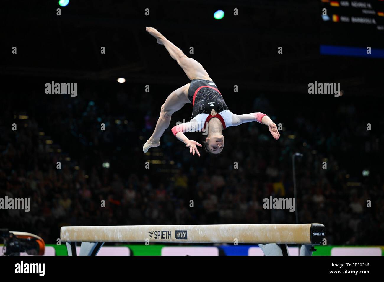 Leipzig, Germany. 26th May, 2025. KEVRIC Helen (GER) beam during Men's ...