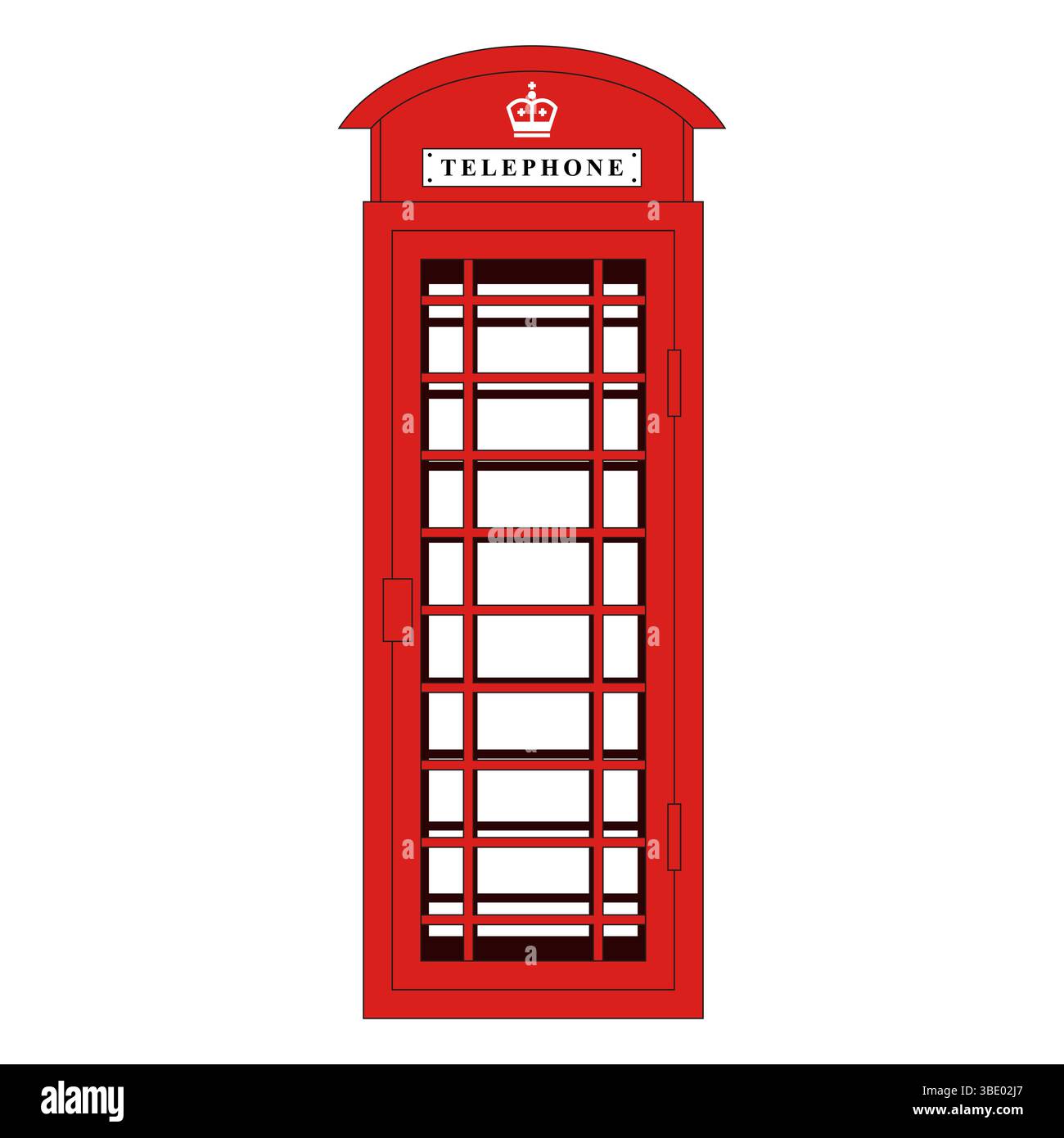 Red london public telephone Stock Vector Images - Alamy