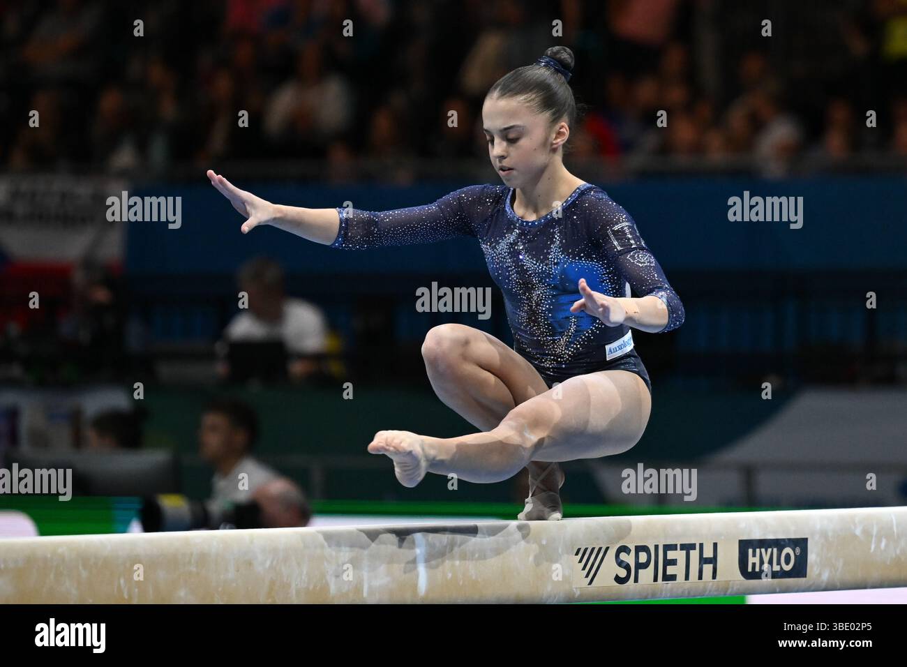 Leipzig, Germany. 26th May, 2025. Giulia Perotti (ITA) beam during Men's and Women's Artistic ...