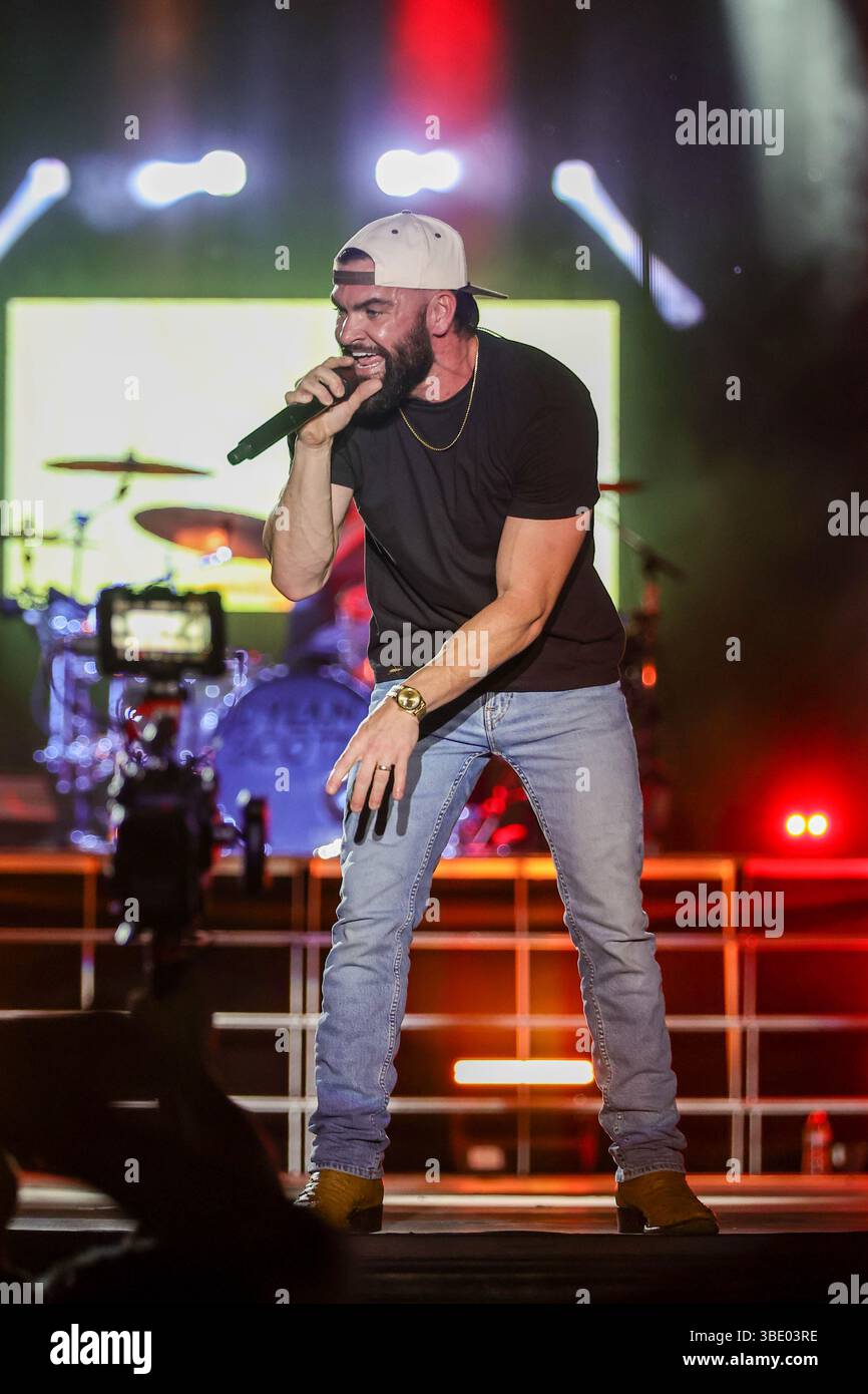 Denham Springs, USA. 25th May, 2025. May 25, 2025: Dylan Scott performs ...