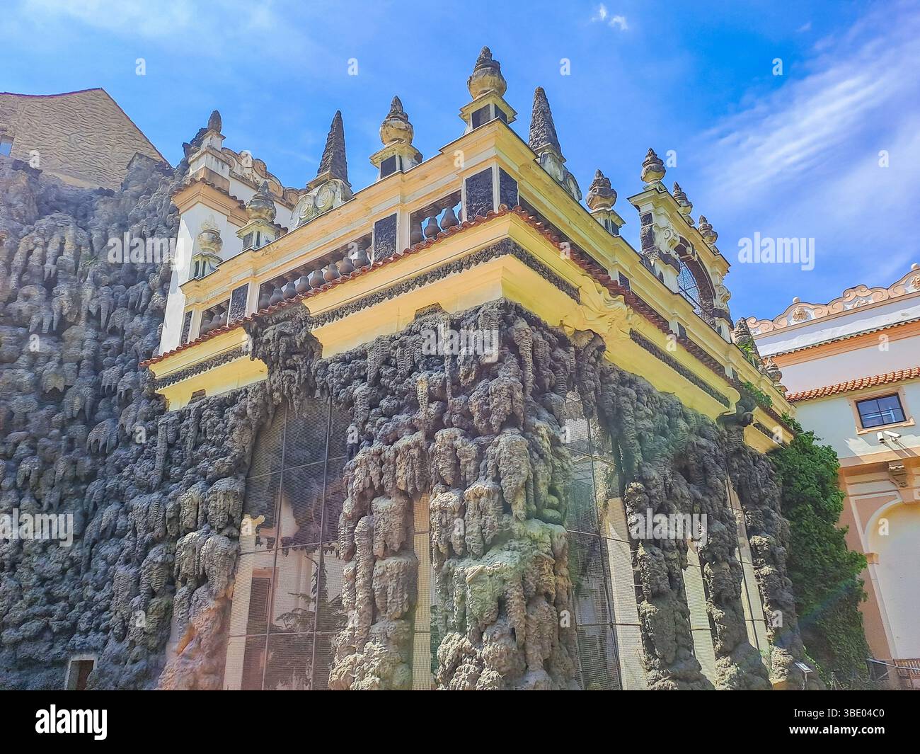 Grotto of artificial stalactites at Waldstein Garden and baroque ...